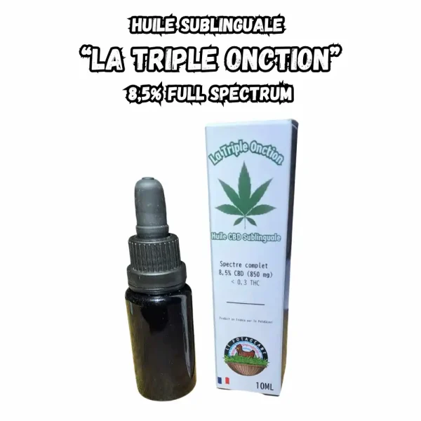 Huile sublinguale « Triple onction » – Le Potagéant